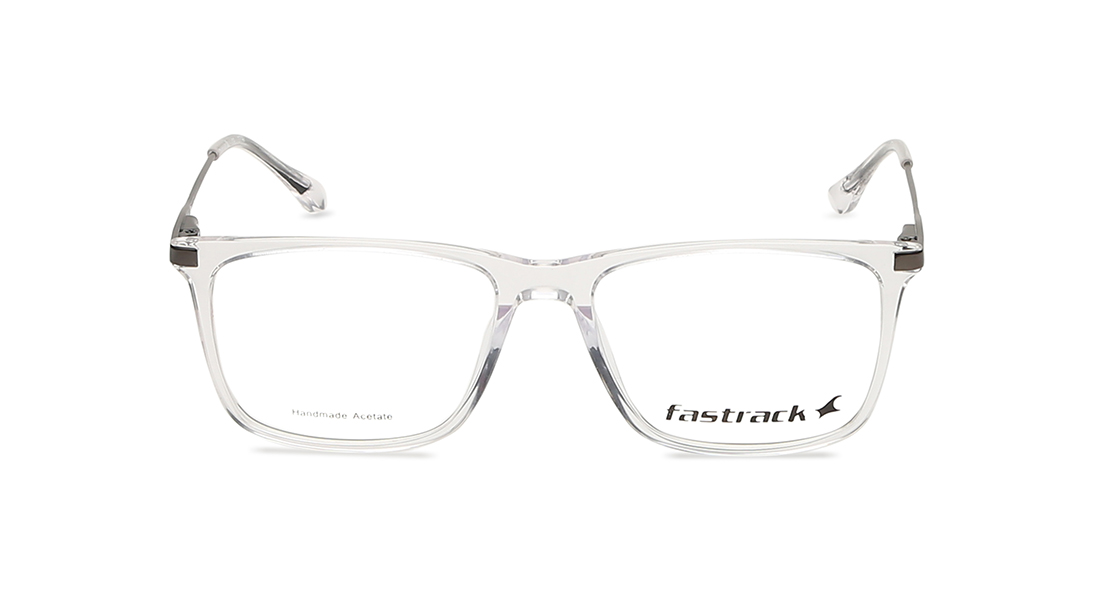 Shop Transparent Square Rimmed Eyeglasses (FT1165MFC3V)
