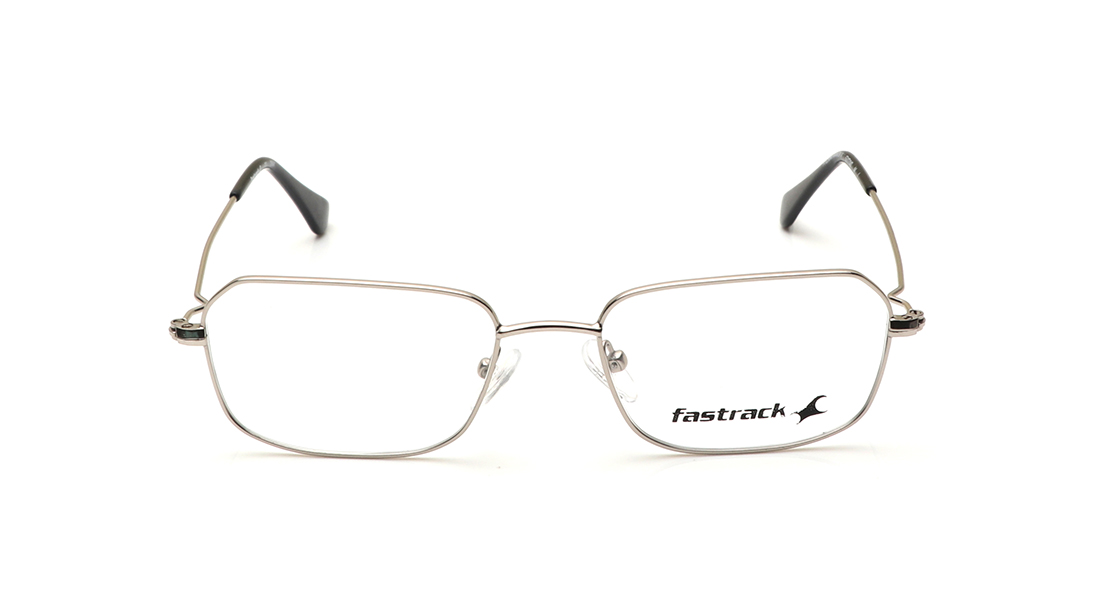 Shop Grey Rectangle Rimmed Eyeglasses (FT1258MFM4MGNV)
