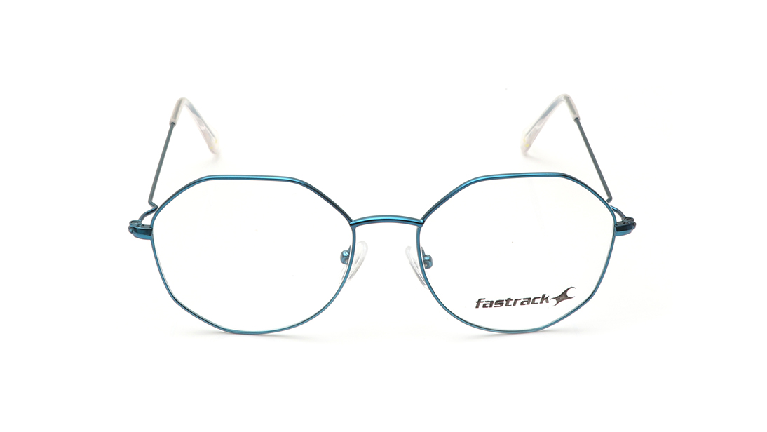 Shop Blue Round Rimmed Eyeglasses (FT1261WFM3MBUV)
