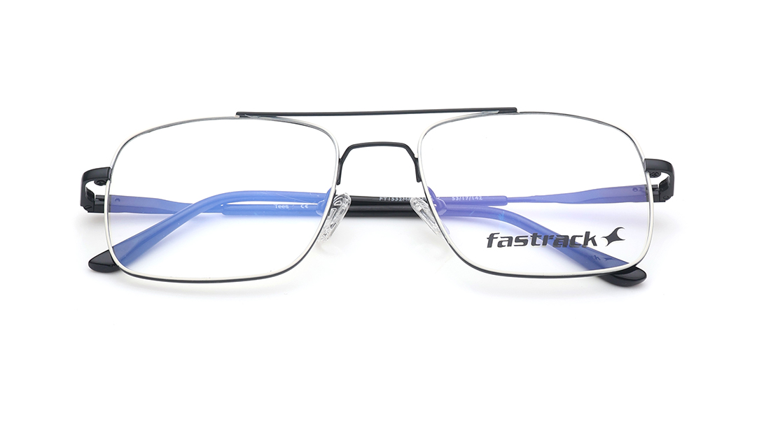 Black Navigator Eyeglasses for Men available online at Fastrack Eyewear