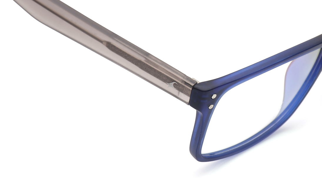 Blue Rectangle Eyeglasses for Men and Women available online at ...