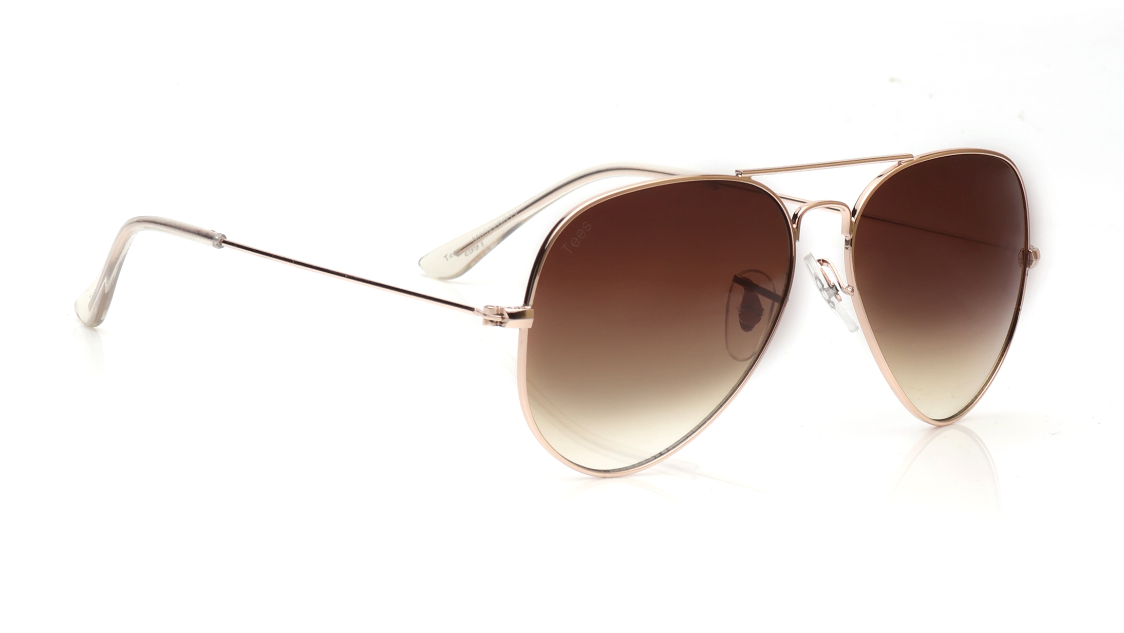 Brown Aviator Sunglasses for Men and Women available online at Fastrack ...