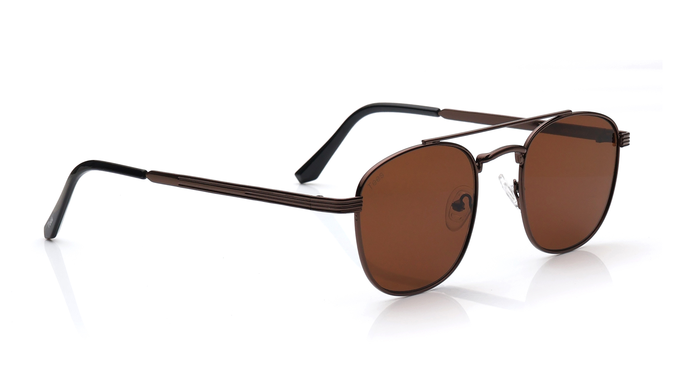 Brown Aviator Sunglasses for Men and Women available online at Fastrack ...