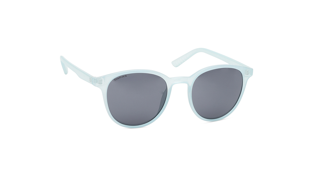 Blue Round Rimmed Sunglasses Fastrack - M259GR6PV at best price ...