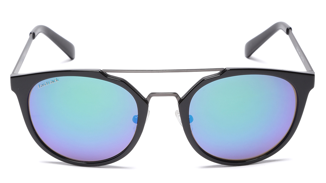 Blue Oval Rimmed Sunglasses Fastrack - C090GR2 at best price | Fastrack ...