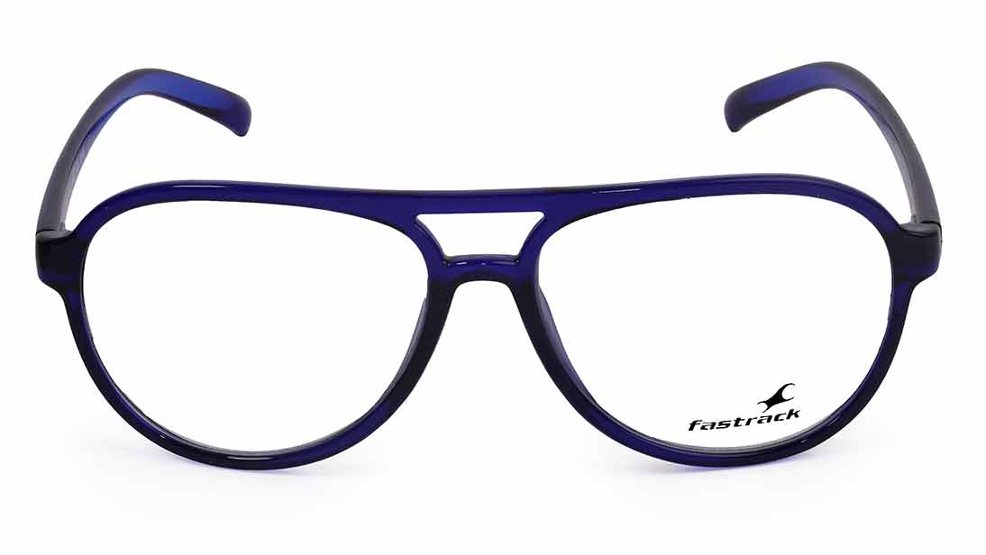 Buy Online Blue Aviator Rimmed Eyeglasses From Fastrack - Ft1021A1A1 ...