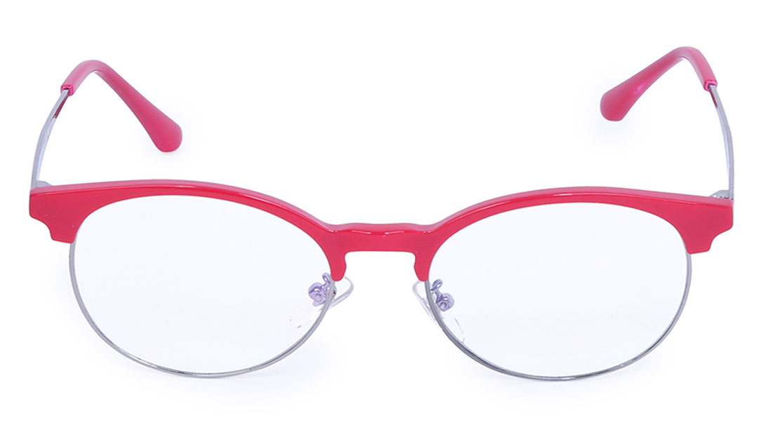 Buy Online Pink Round Rimmed Eyeglasses From Fastrack - Ft1065Wfm2 ...