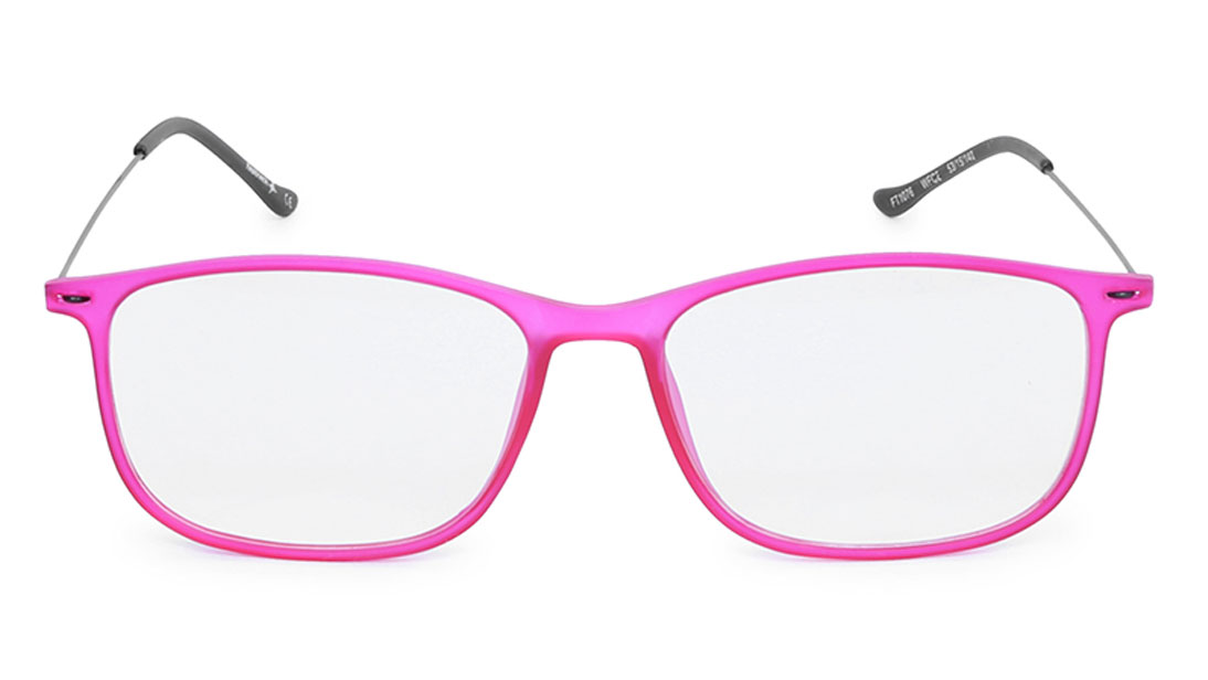 Pink Square Rimmed Eyeglasses from Fastrack | FT1076WFC2