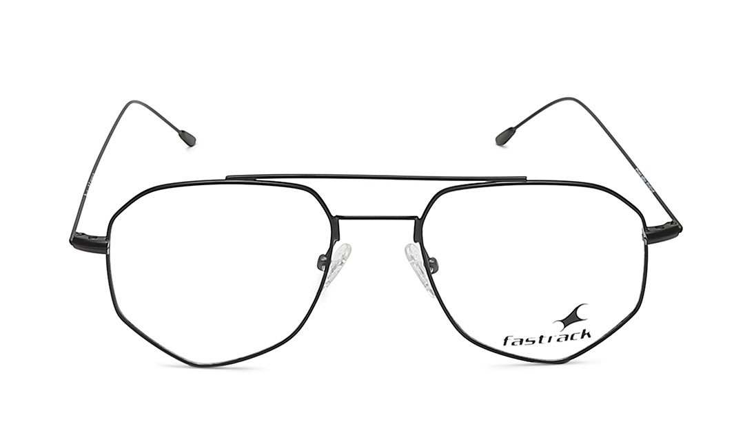 Buy Online Black Aviator Rimmed Eyeglasses From Fastrack - Ft1093Mfm1 ...