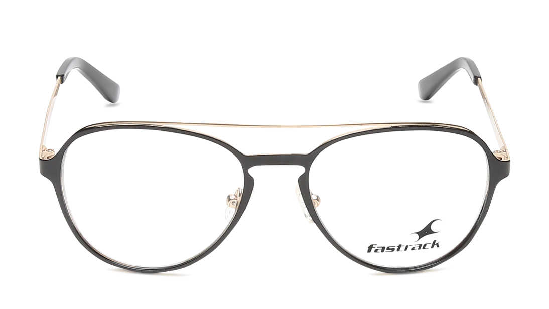 Black Aviator Rimmed Eyeglasses Fastrack - FT1101MFM1 at best price ...