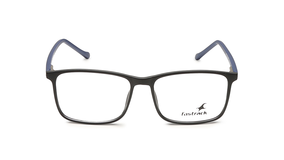 Buy Online Black Square Rimmed Eyeglasses From Fastrack - Ft1120Mfp2 ...