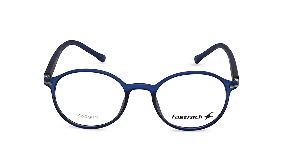 Buy Online Blue Round Rimmed Eyeglasses From Fastrack - Ft1195Ufp2 ...