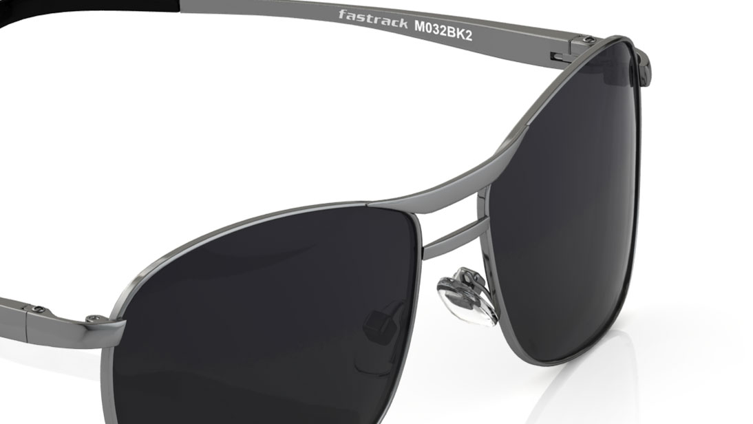 Grey Navigator Men Sunglasses (M032BK2|60) available online at Fastrack ...