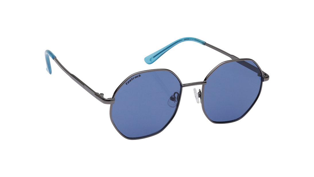 Blue Round Rimmed Sunglasses Fastrack - M274BL1V at best price ...