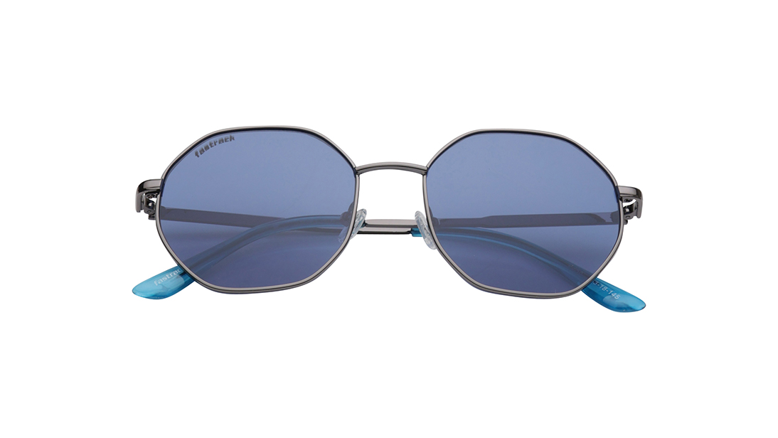 Blue Round Rimmed Sunglasses Fastrack - M274BL1V at best price ...