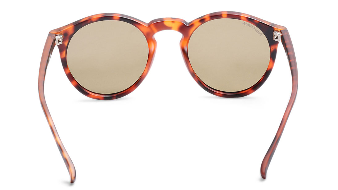 Brown Round Polarized Sunglasses for Men available online at Fastrack ...