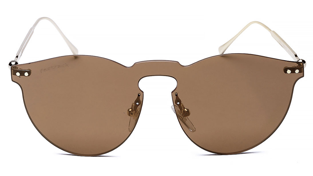 Bronze Round Sunglasses for Women available online at Fastrack Eyewear