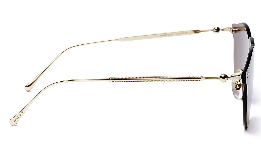 Bronze Round Sunglasses for Women available online at Fastrack Eyewear