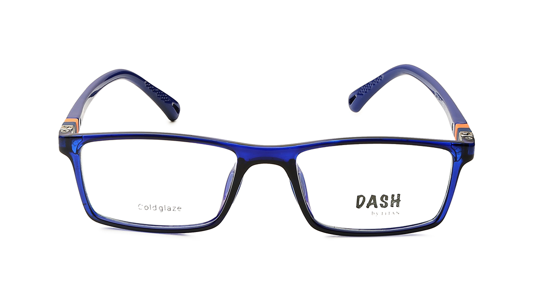 Blue Rectangle Rimmed Eyeglasses Dash - DK1045UFP1MBLV at best price ...