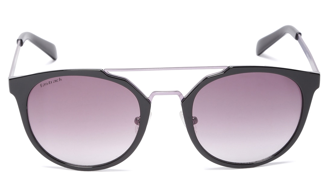 Oval Rimmed Sunglasses Fastrack - C090BK1 at best price | Titan Eye+