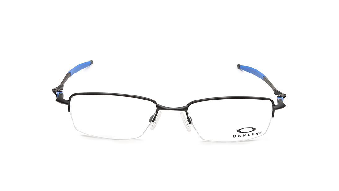 Black Rectangle Semi-Rimmed Eyeglasses Oakley - FOK31293129095151 at ...