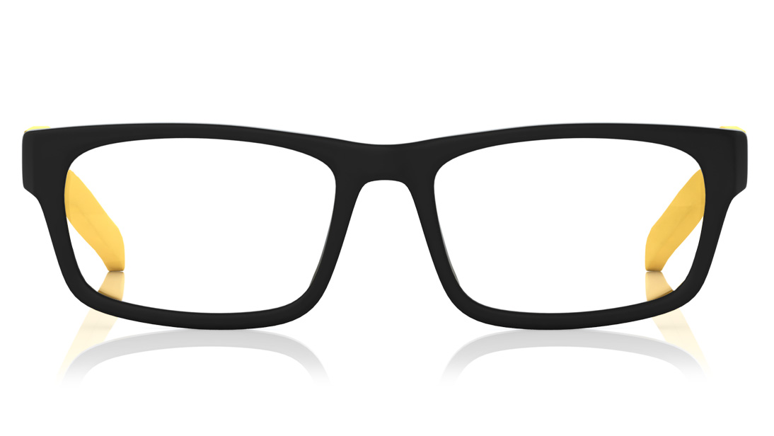Black Rectangle Rimmed Eyeglasses Fastrack - FT1008C1A1 at best price ...