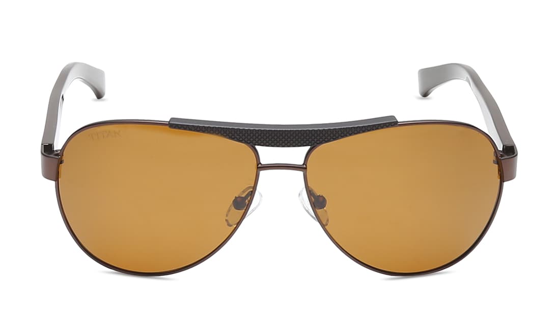 Aviator Rimmed Sunglasses Titan - GC274BR2P at best price | Titan Eye+