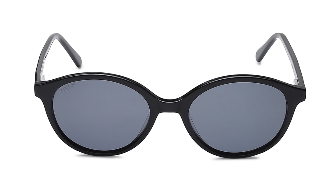 Round Rimmed Sunglasses Titan - GP354BK1P at best price | Titan Eye+