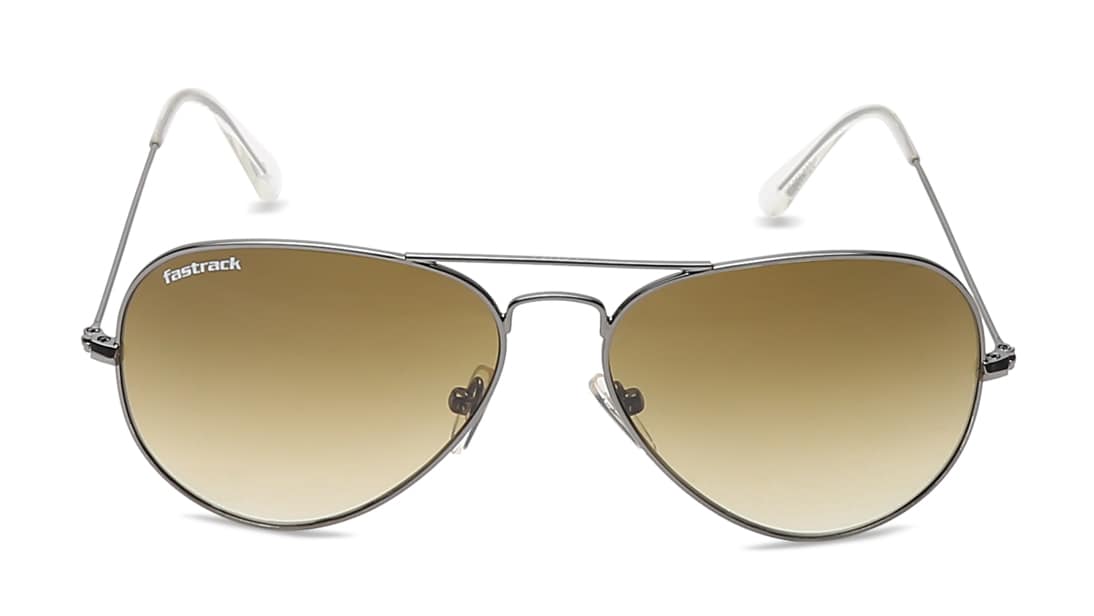 Aviator Rimmed Sunglasses Fastrack - M165BR18G at best price | Titan Eye+