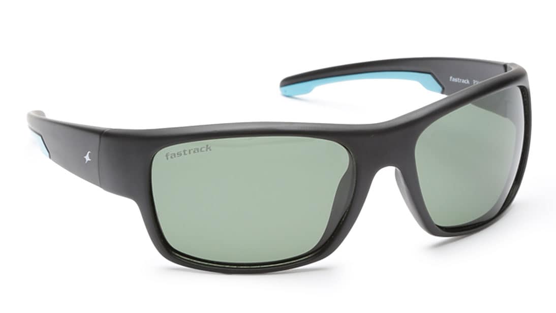 Wraparound Rimmed Sunglasses Fastrack - P314GR2P at best price | Titan Eye+