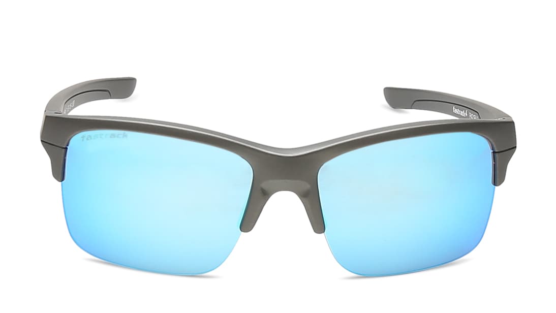 Rectangle Semi-Rimmed Sunglasses Fastrack - P421BU3 at best price ...