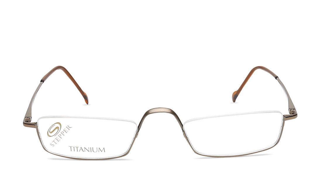 Brown Rectangle Semi-Rimmed Eyeglasses Stepper - SI0101BA at best price ...