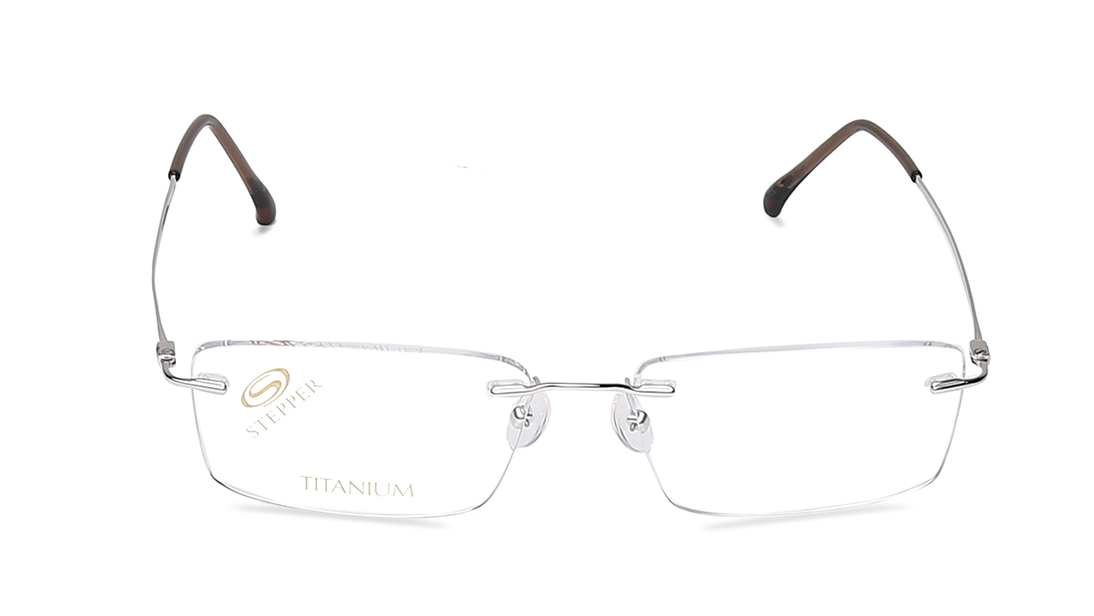 Transparent Navigator Rimless Eyeglasses Stepper - SI8053F02053 at best ...