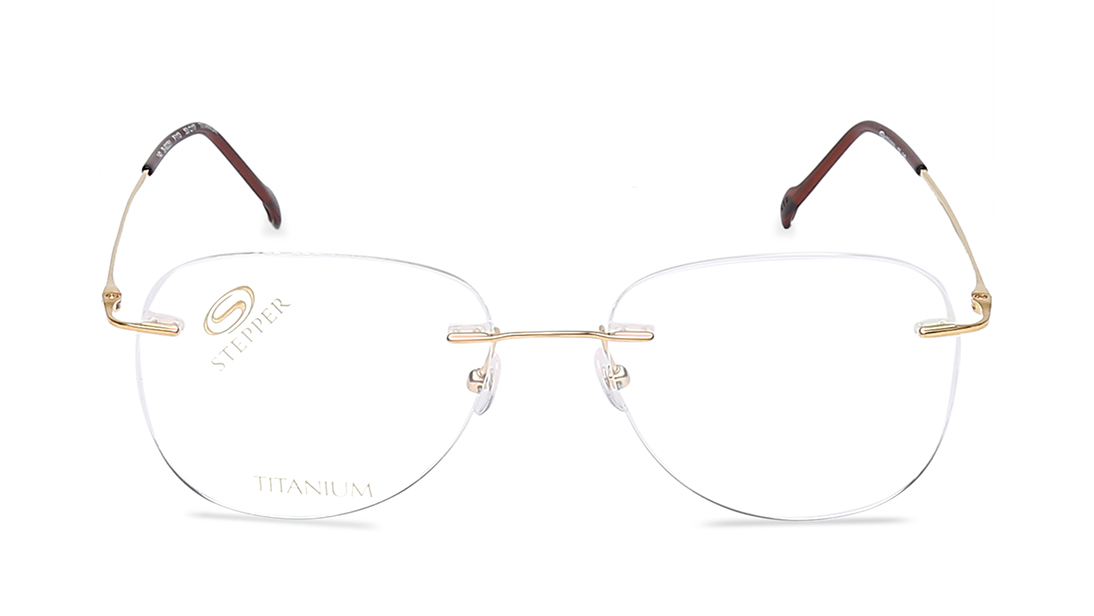 Transparent Aviator Rimless Eyeglasses Stepper - SI82251F11353 at best ...