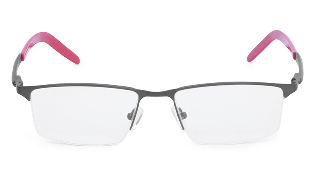 Blue Rectangle Semi-Rimmed Eyeglasses Titan - TS1001MHM2 at best price ...